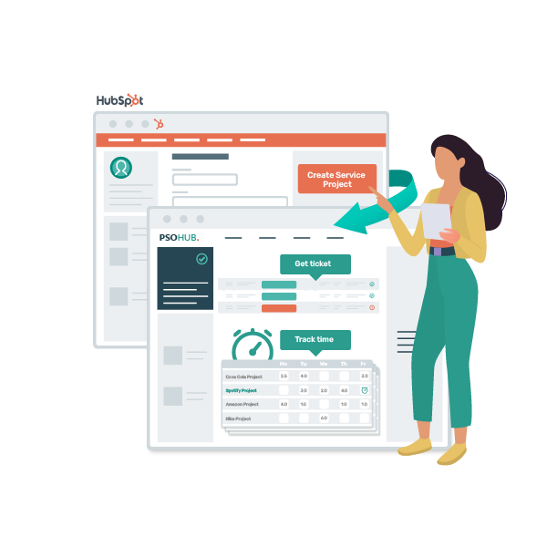 Time Tracking in HubSpot Service Hub | PSOhub